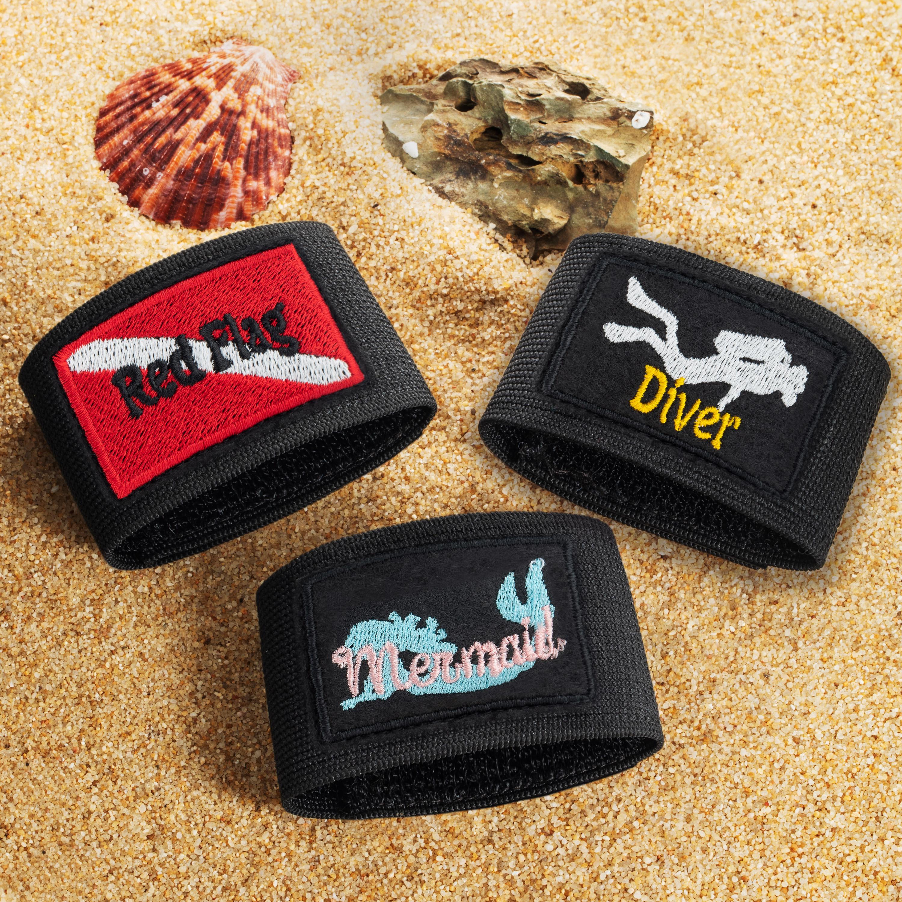 Personalised Embroidered Scuba Dive BCD Identification Tag With Name ...