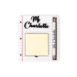 Personalized Sticky Note , Teacher Appreciation Back to School Gifts ...
