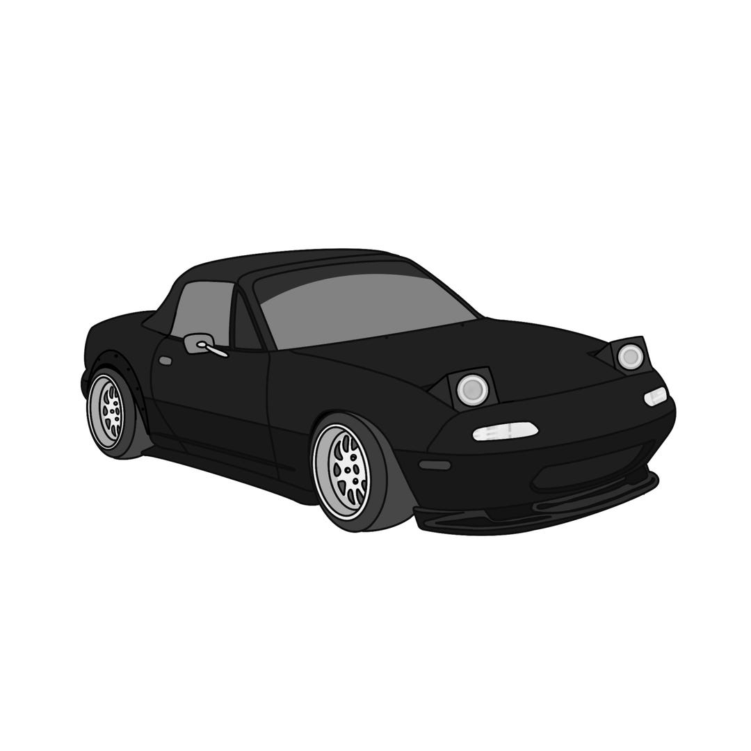 Miata Sticker - Etsy