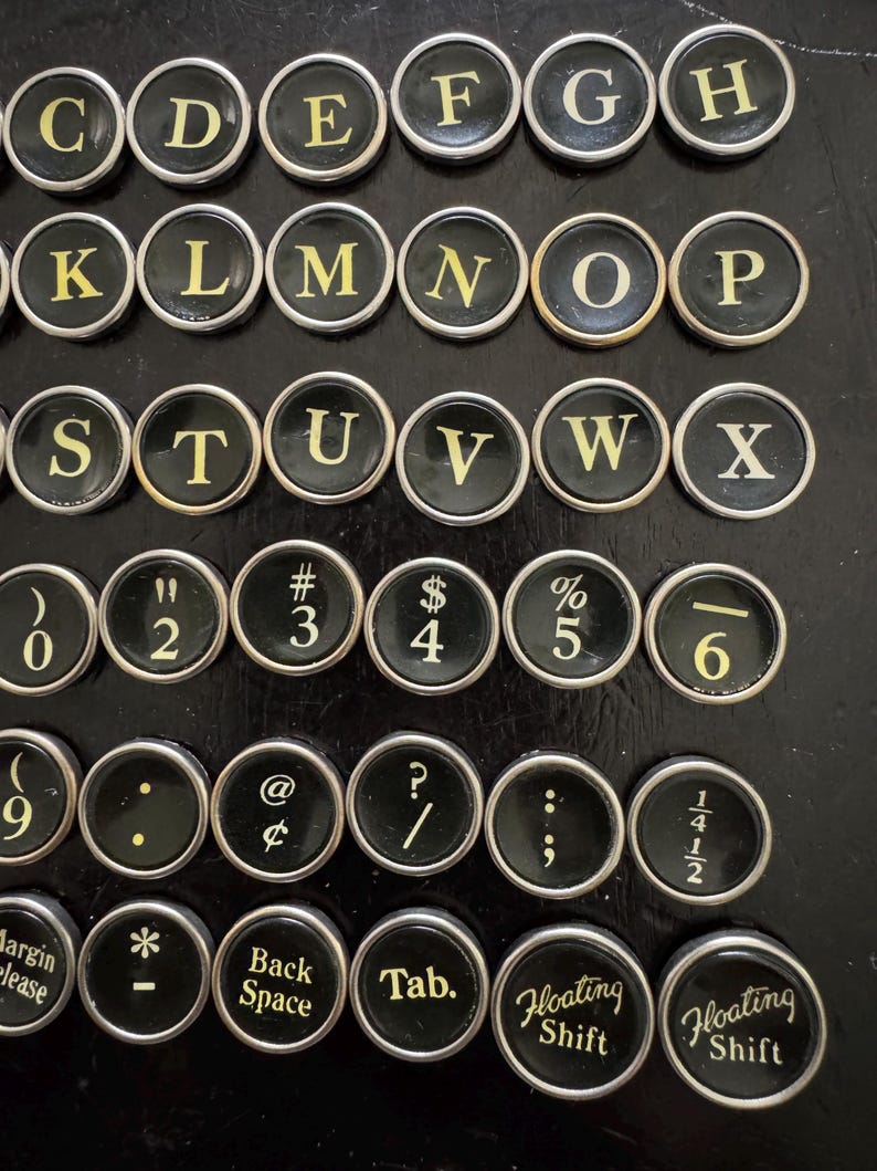 Key to the Past: Vintage Typewriter Key - Choose Your Signature Key ...