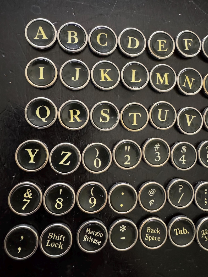 Key to the Past: Vintage Typewriter Key - Choose Your Signature Key ...