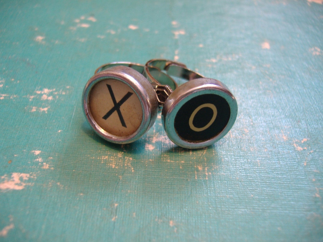 Hugs and Kisses in Every Key: Set of 2 Adjustable Vintage Typewriter ...