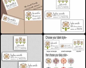 Personalized Return Address Label Stickers Or Gift Tag | Etsy