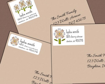 Personalized Return Address Label Stickers Or Gift Tag | Etsy