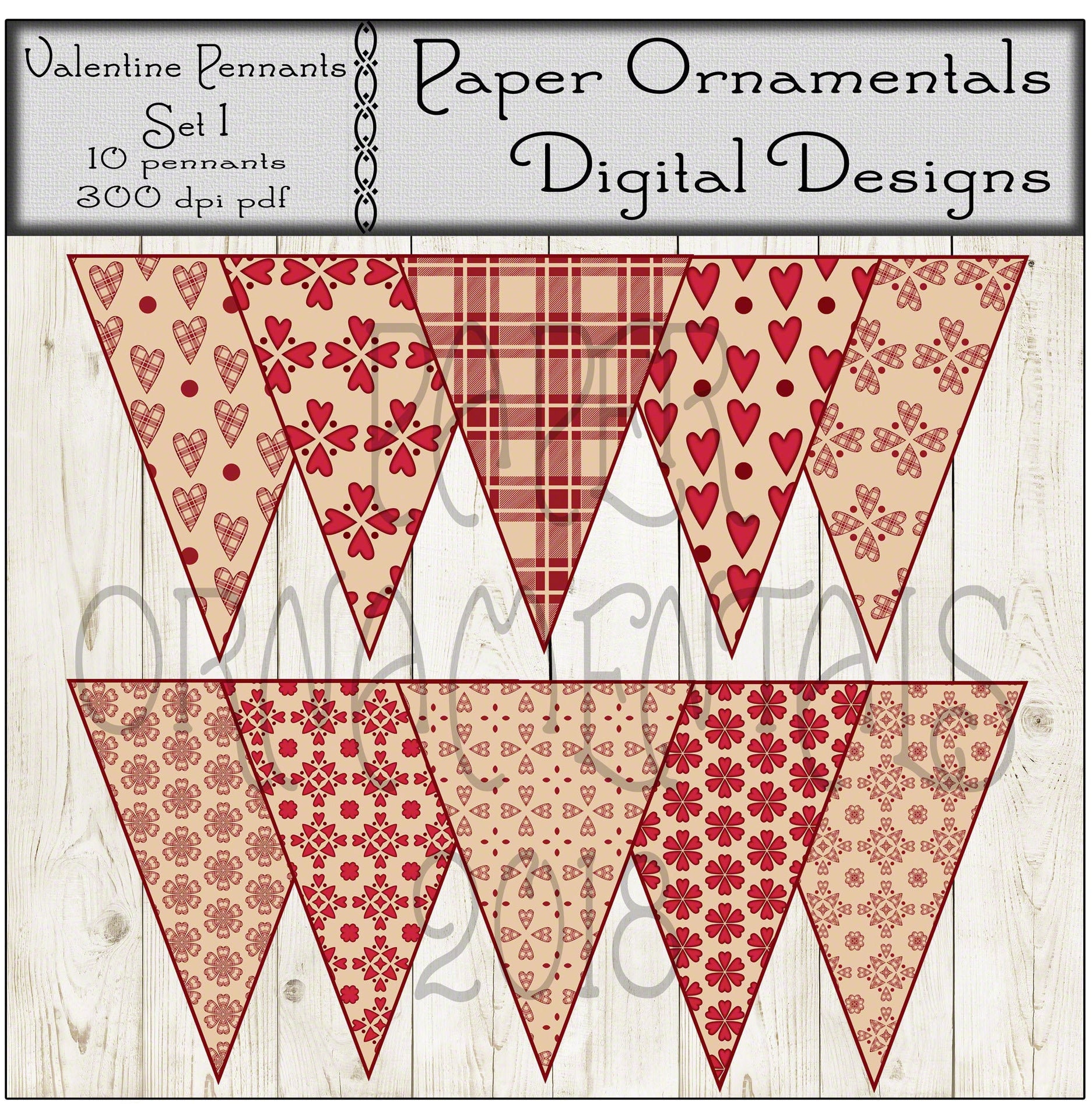 Printable Triangle Banner