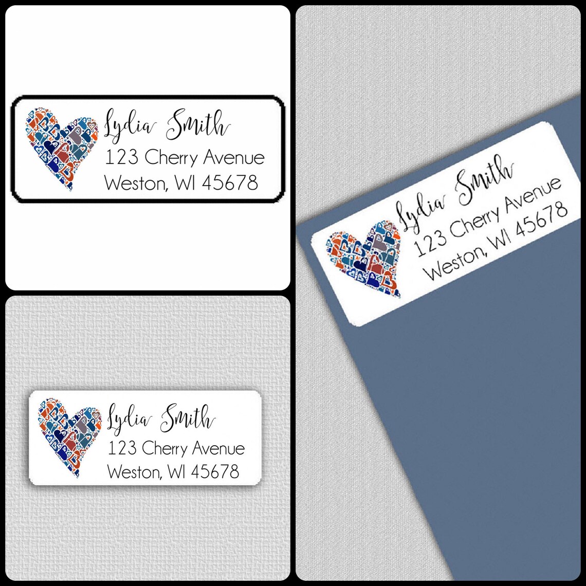 Personalized Custom Mailing Label and Gift Tag Sticker - Etsy