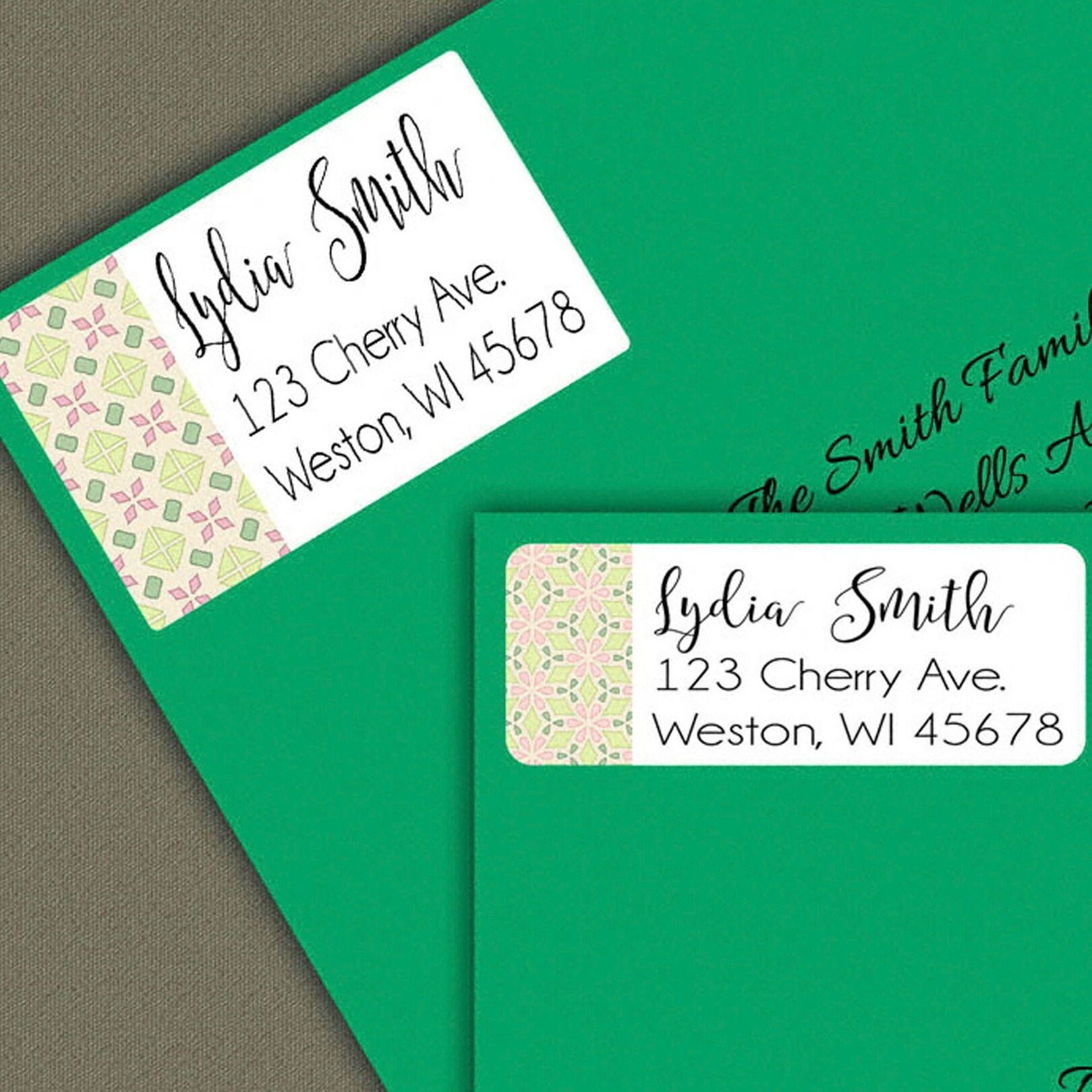 Self Addressed Mailing Labels