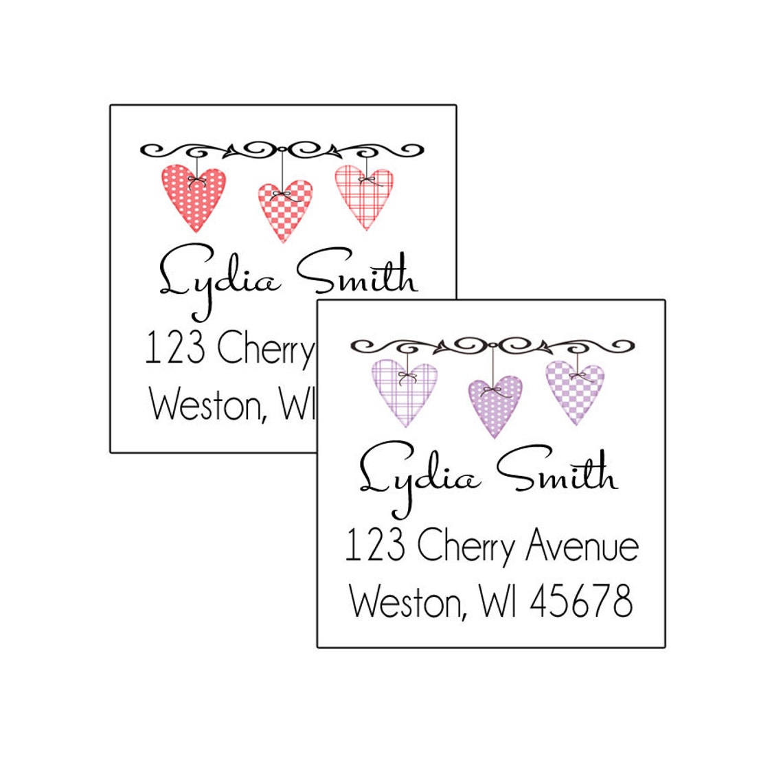 Personalized Return Address Label Stickers or Gift Tag - Etsy