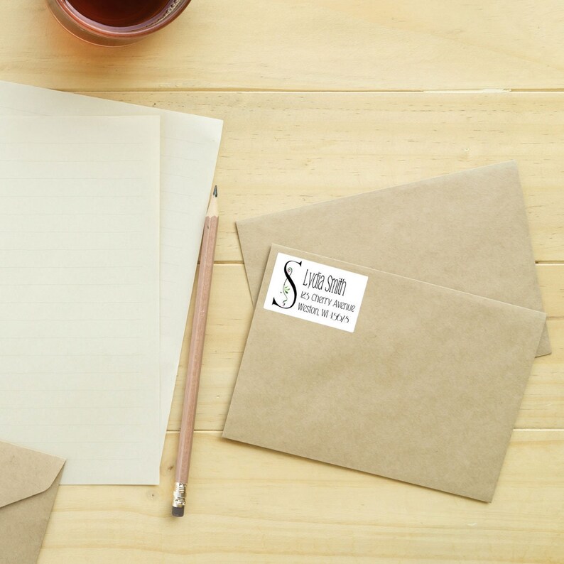 Personalized Return Address Label or Gift Tag Stickers Snail - Etsy