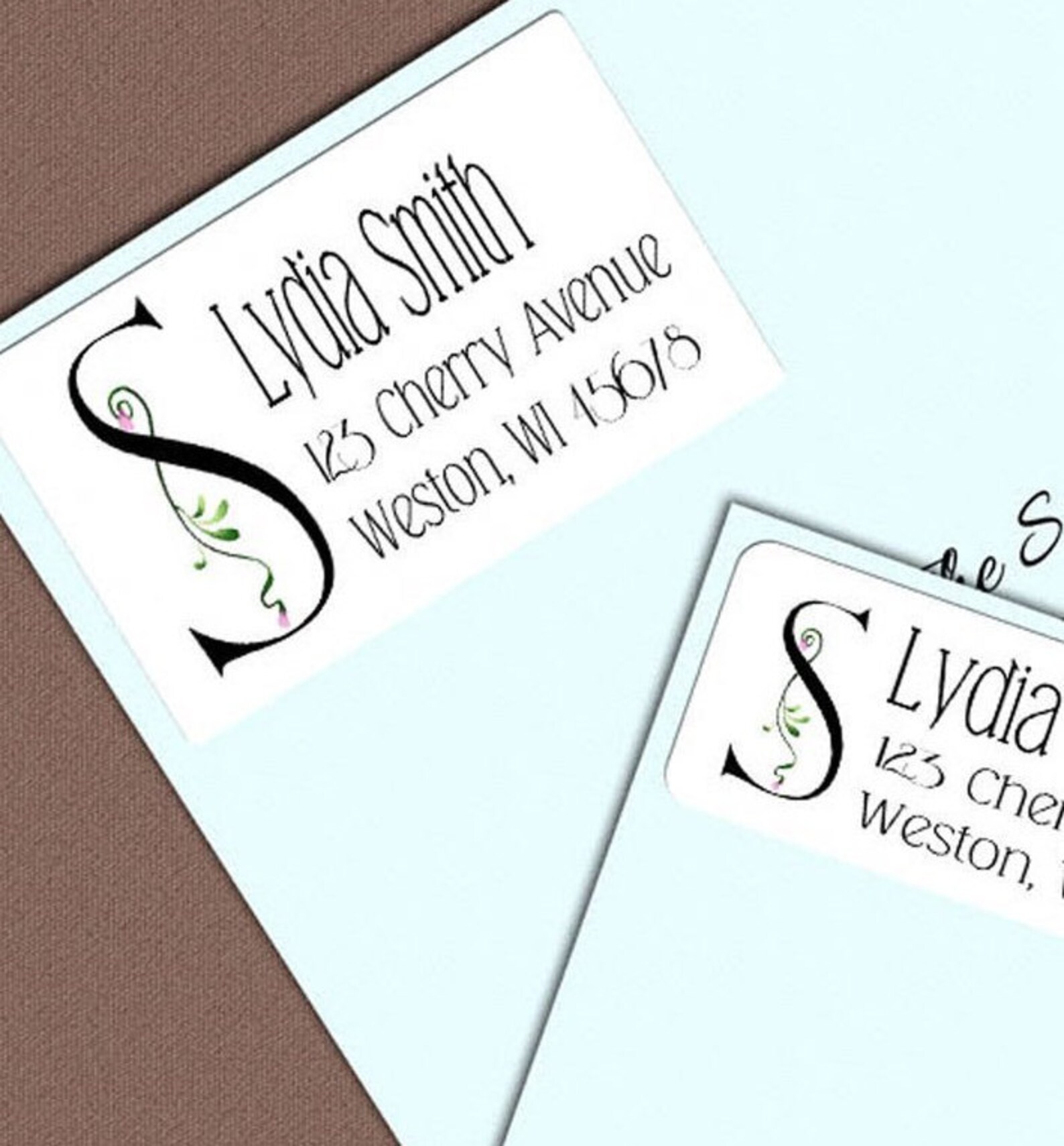 Personalized Return Address Label or Gift Tag Stickers Snail - Etsy