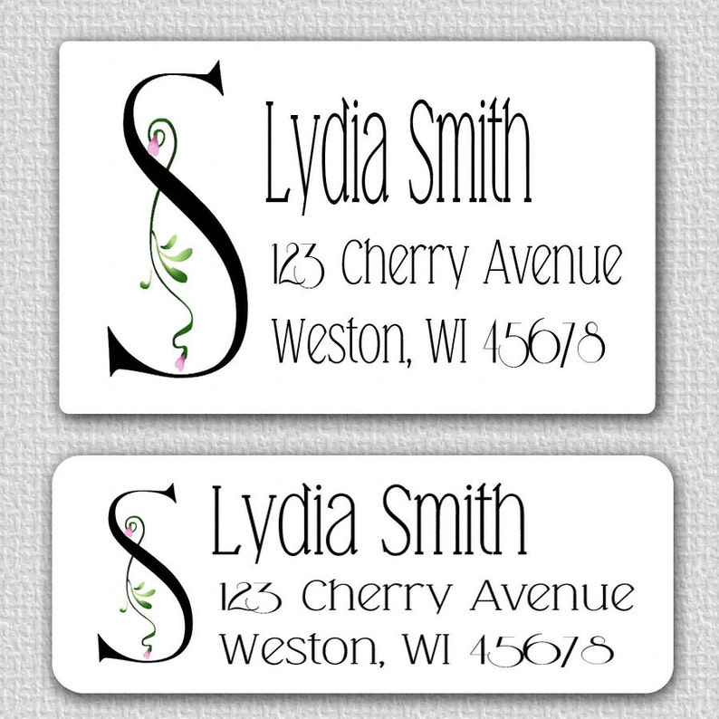 Personalized Return Address Label or Gift Tag Stickers Snail - Etsy