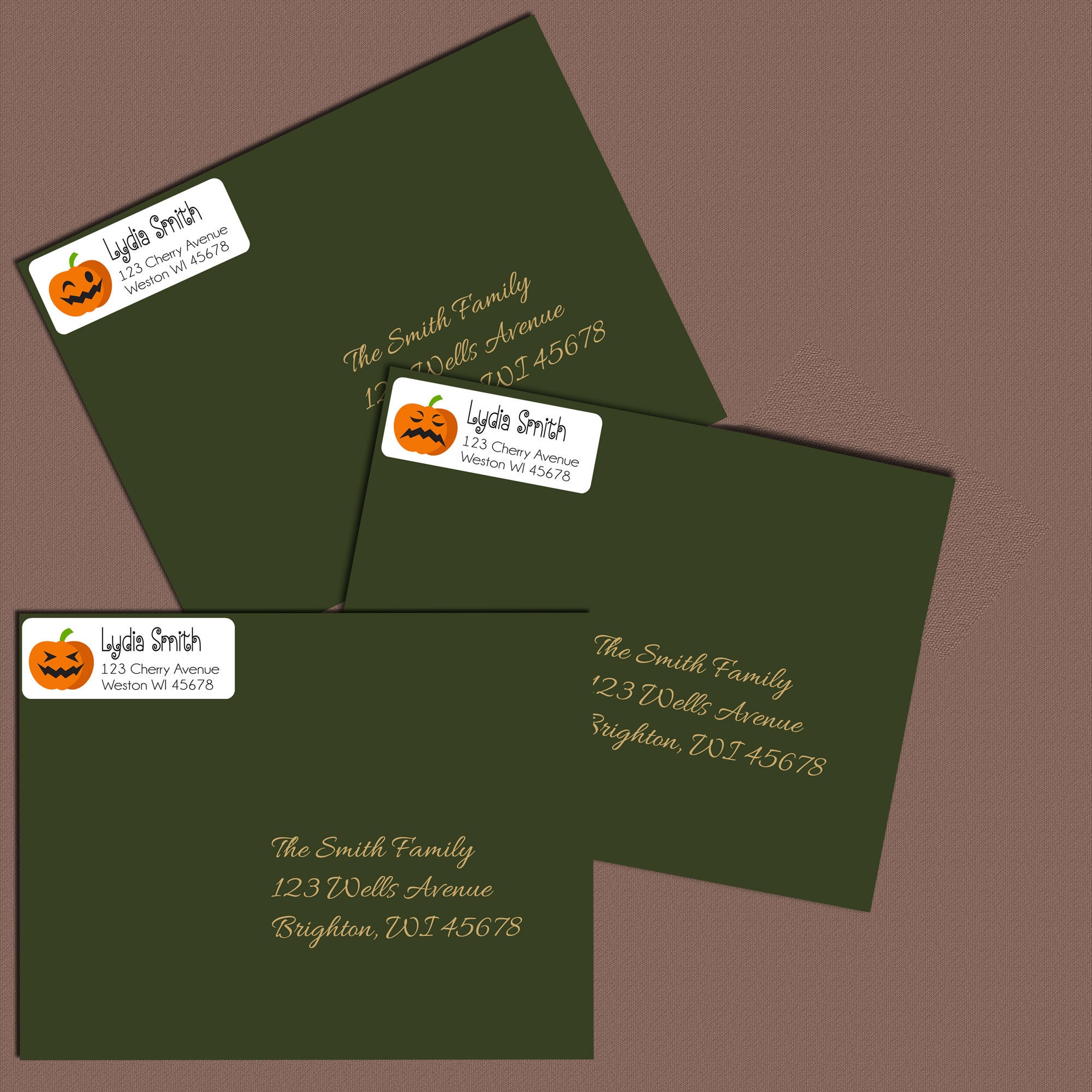 Address Labels for the Halloween Season Personalized - Etsy