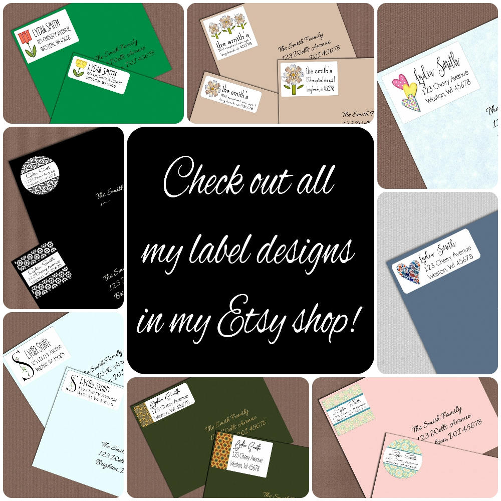 Personalized Return Address Label Stickers or Gift Tag - Etsy