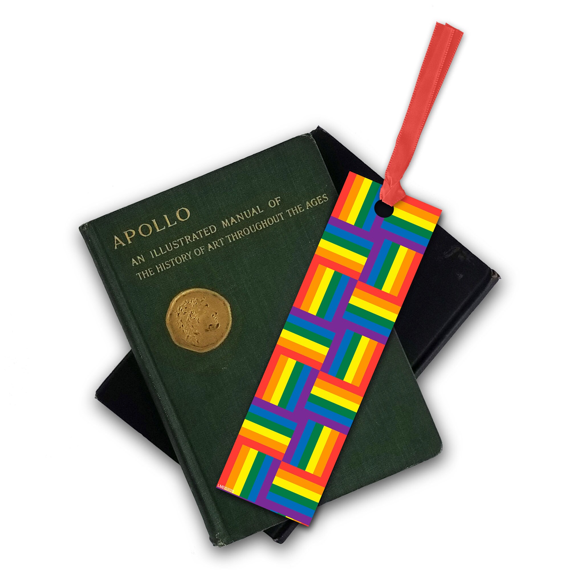 Laminated Bookmark, Gay Pride Rainbow Bookmark With Ribbon Gifts for ...