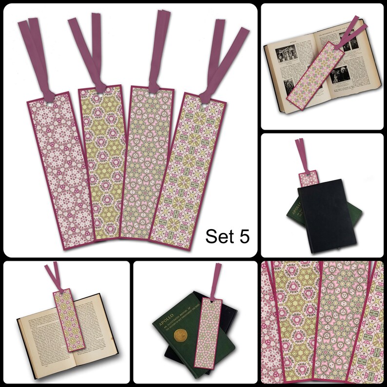 Laminated Bookmark With Ribbon Book Worm Book Mark Gift for - Etsy