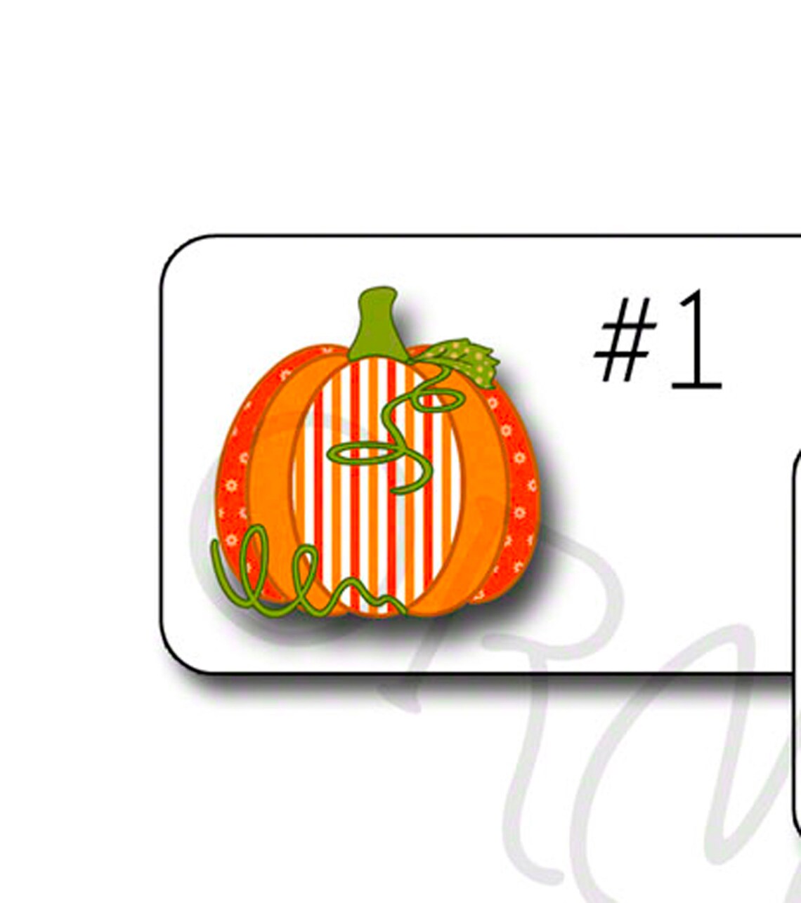 Thanksgiving Pumpkin Address Label or Custom Gift Tag Sticker - Etsy