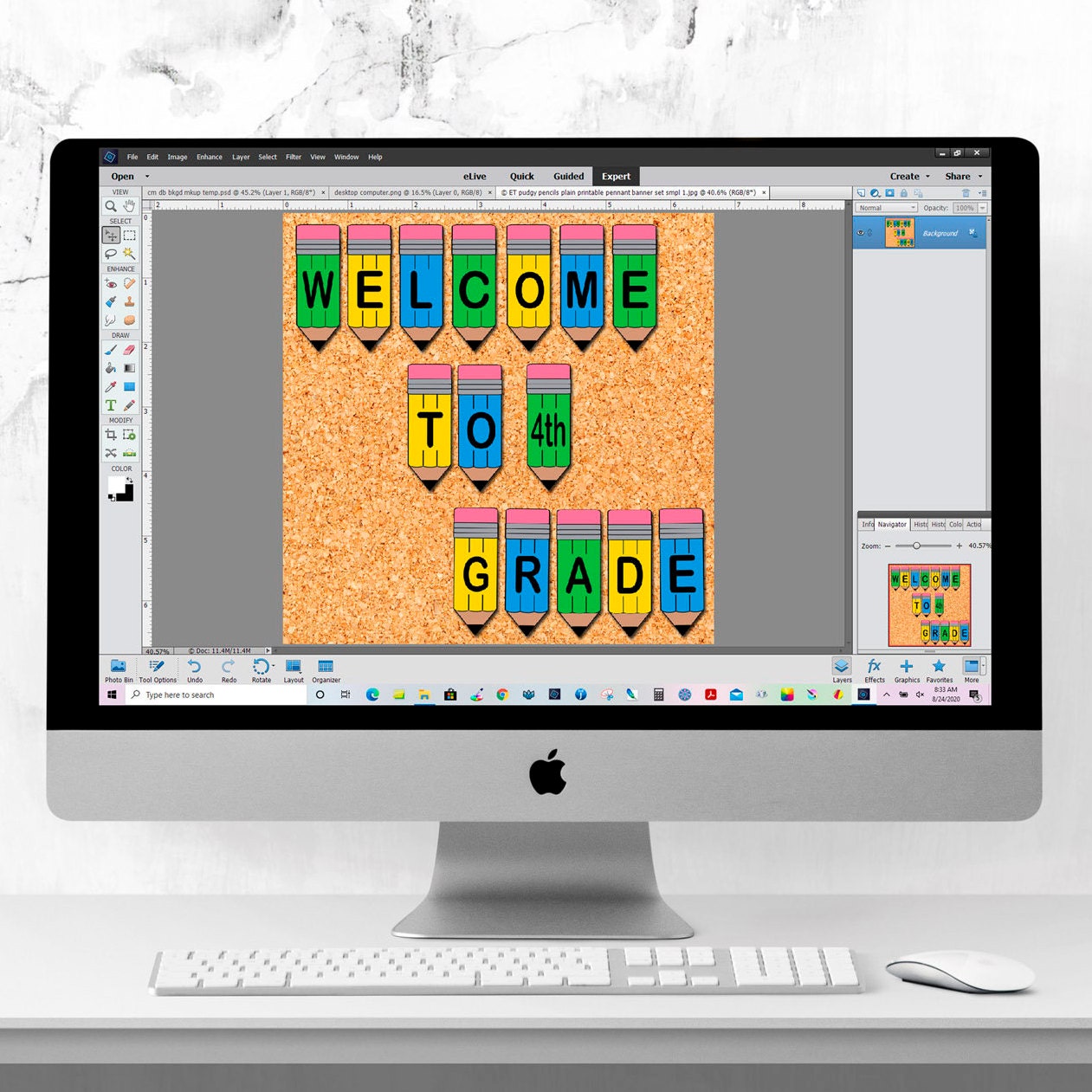 Printable Pennant Banner For Bulletin Boards Welcome Back | Etsy