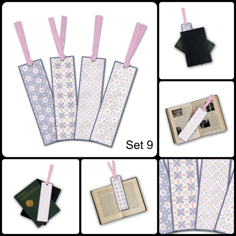 Laminated Bookmark With Ribbon Book Worm Book Mark Gift for - Etsy