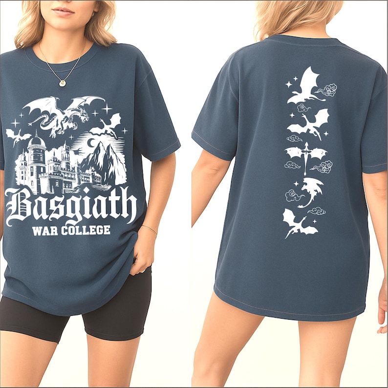 Basgiath War College Sided PNG SVG, Fourth Wing Design, Dragon Rider ...
