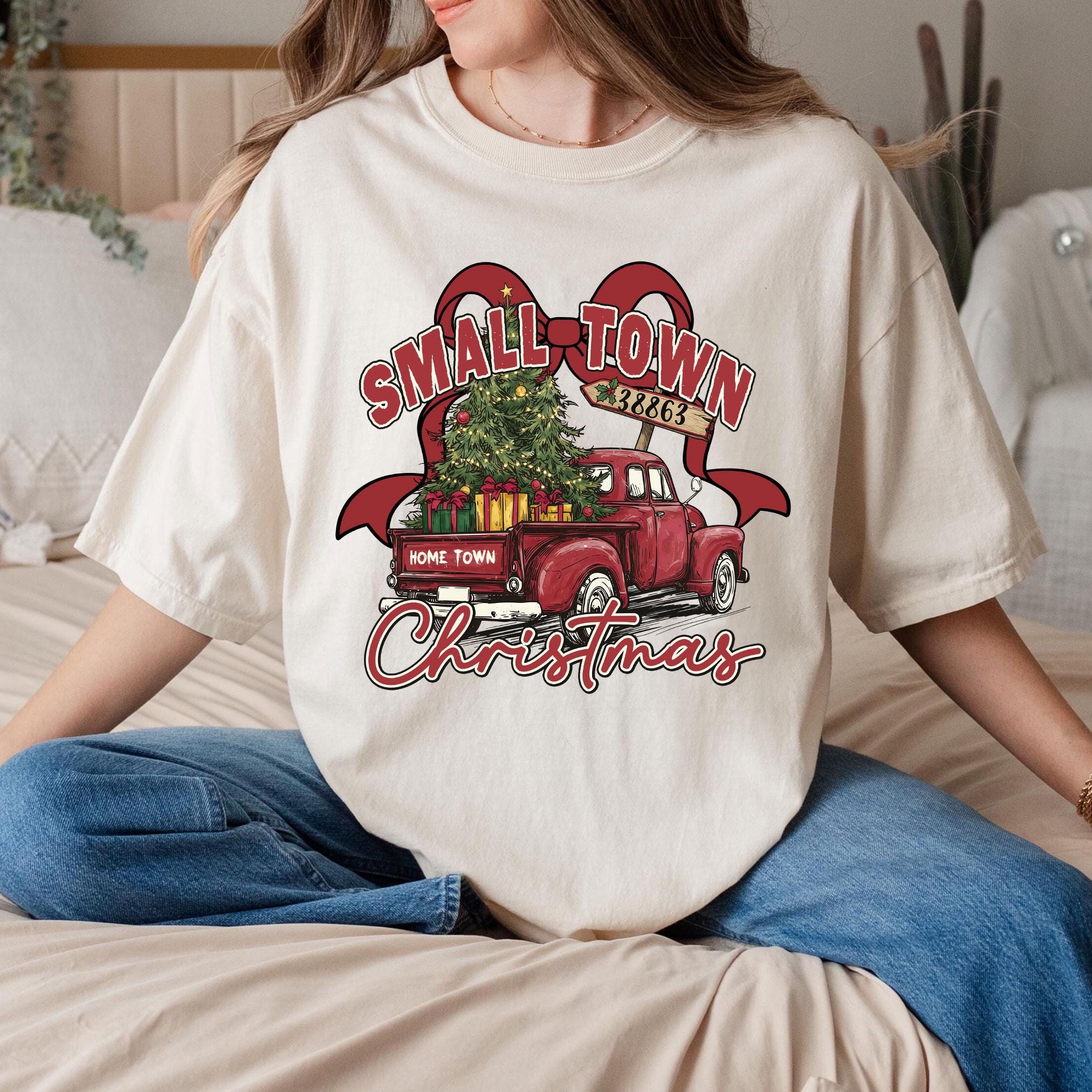 Custom Zip Code Small Town Png, Personalized Zip Code Christmas Svg ...