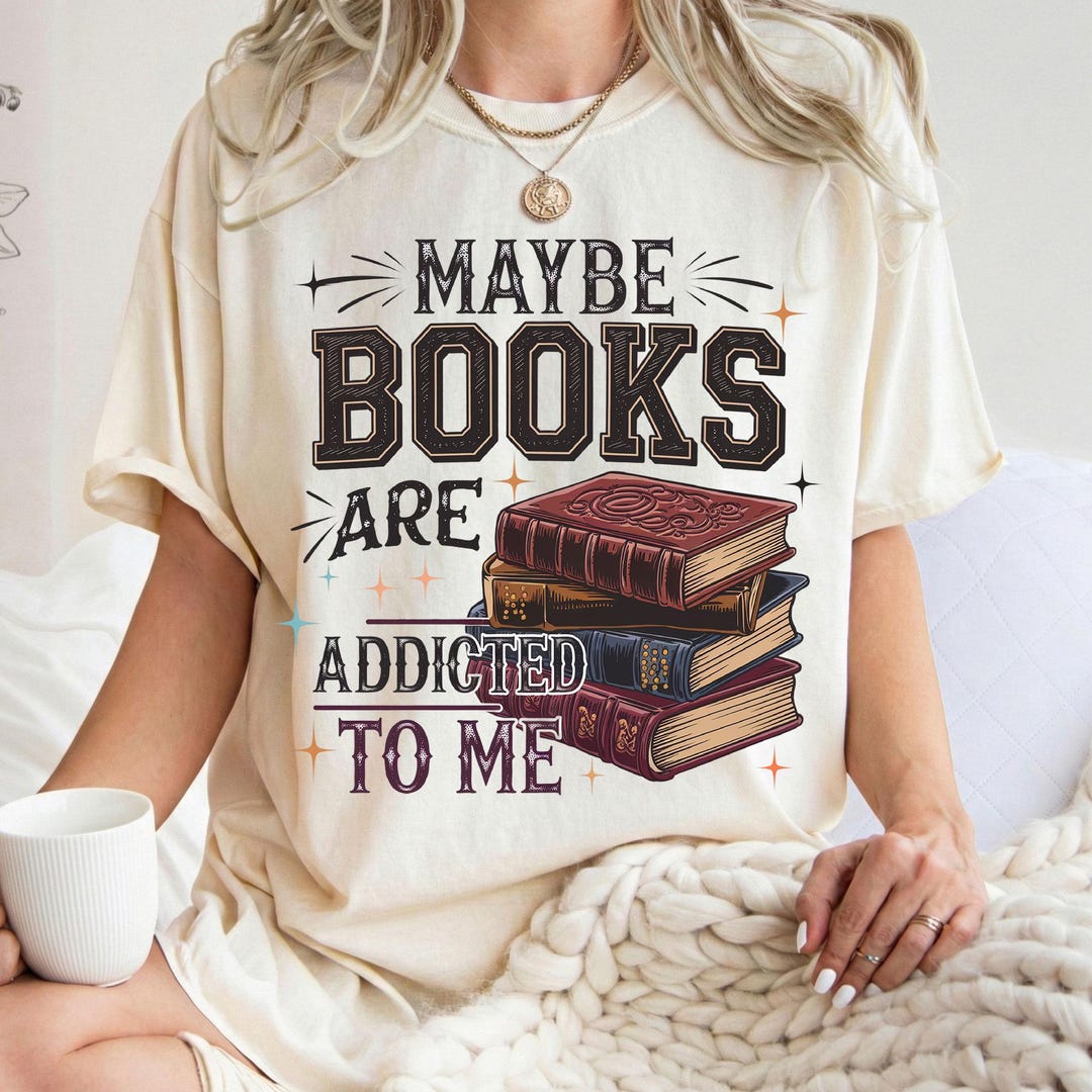 Maybe Books Are Addicted to Me PNG, Funny Book Lover Frog PNG, Retro ...