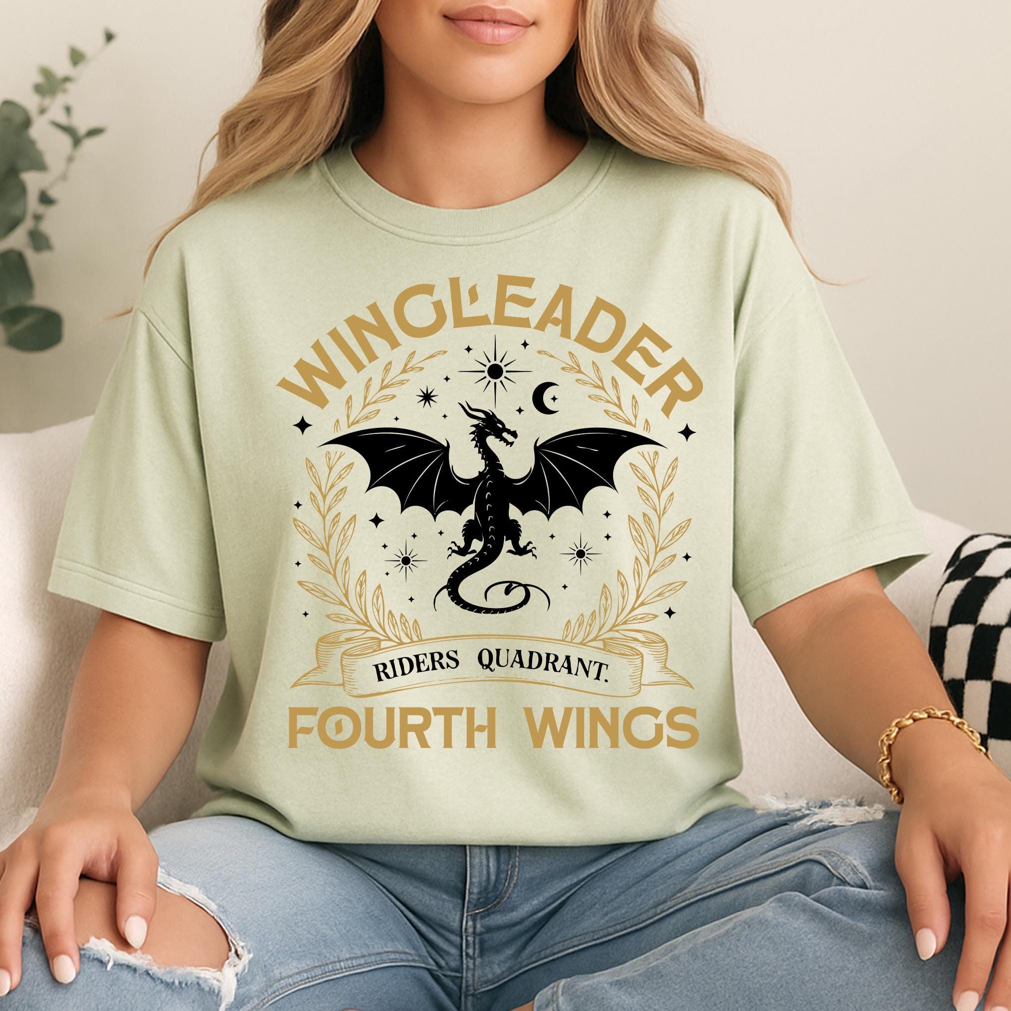 Fourth Wing Dragon Rider PNG SVG: Wingleader Digital Design (digital ...