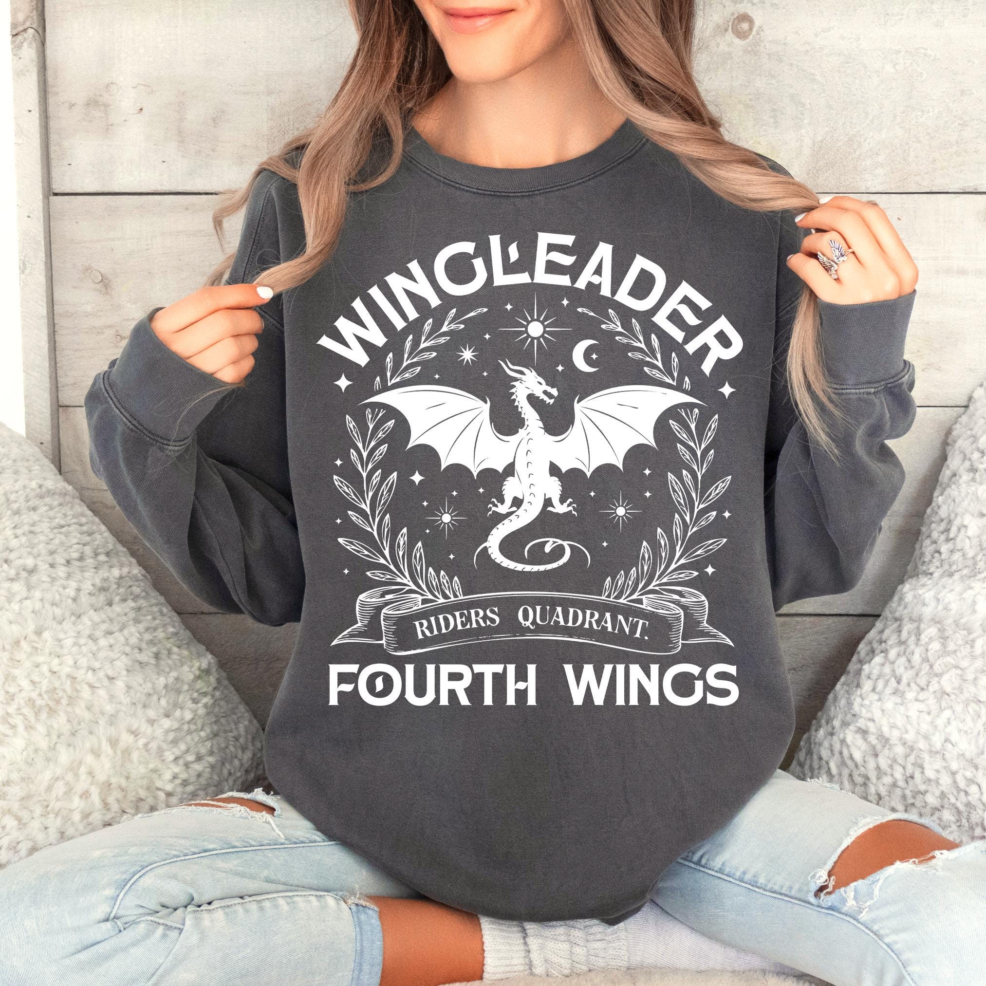 Fourth Wing Dragon Rider PNG SVG: Wingleader Digital Design (digital ...