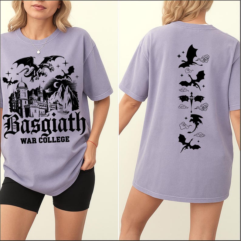 Basgiath War College Sided PNG SVG, Fourth Wing Design, Dragon Rider ...