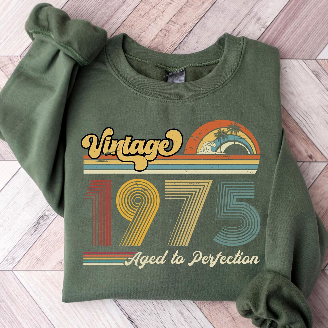 50th Birthday Retro 1975 SVG PNG, Cheers & Beers Design, 50th Birthday ...
