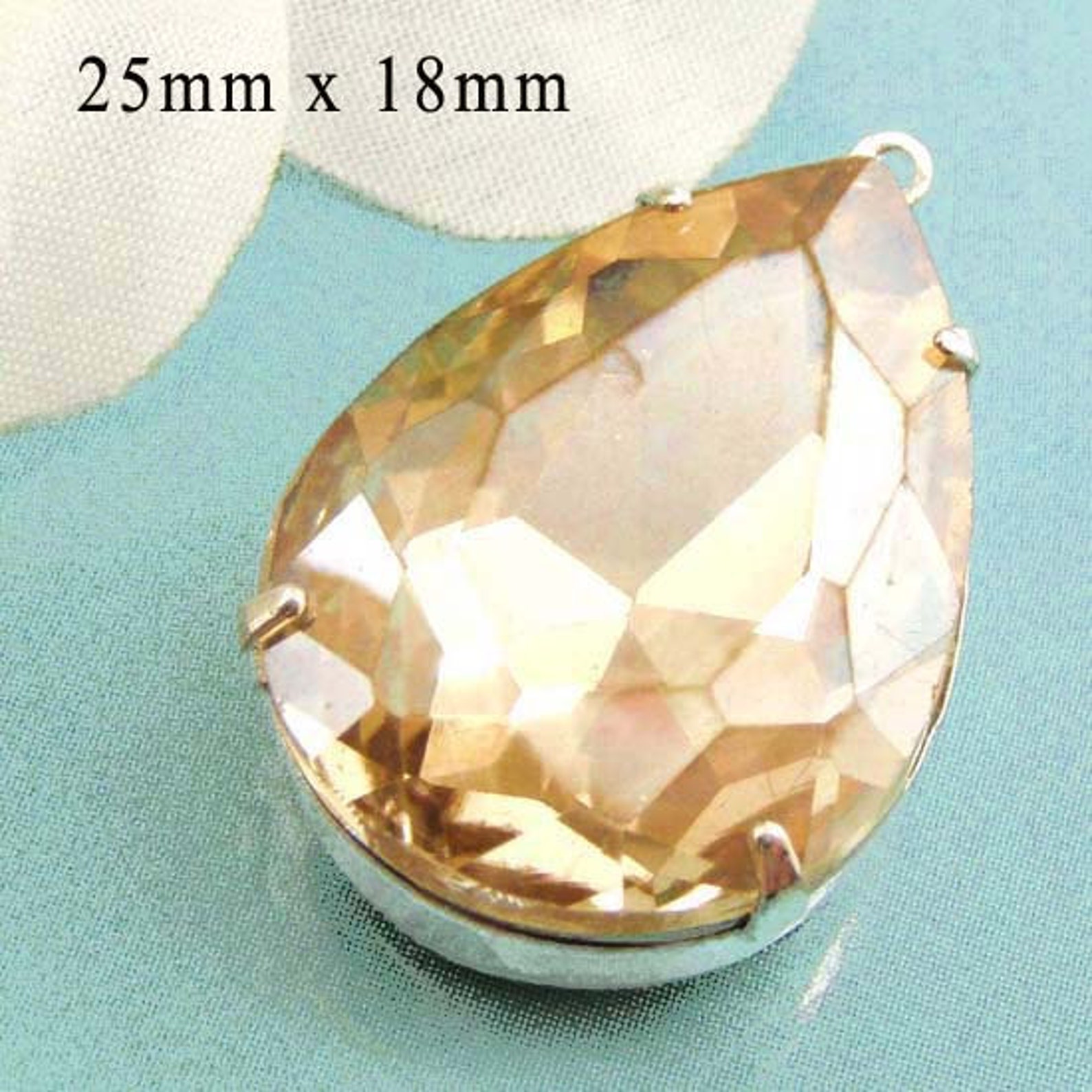 Light Colorado Topaz Crystals 10x10mm Diamond Shape | Etsy