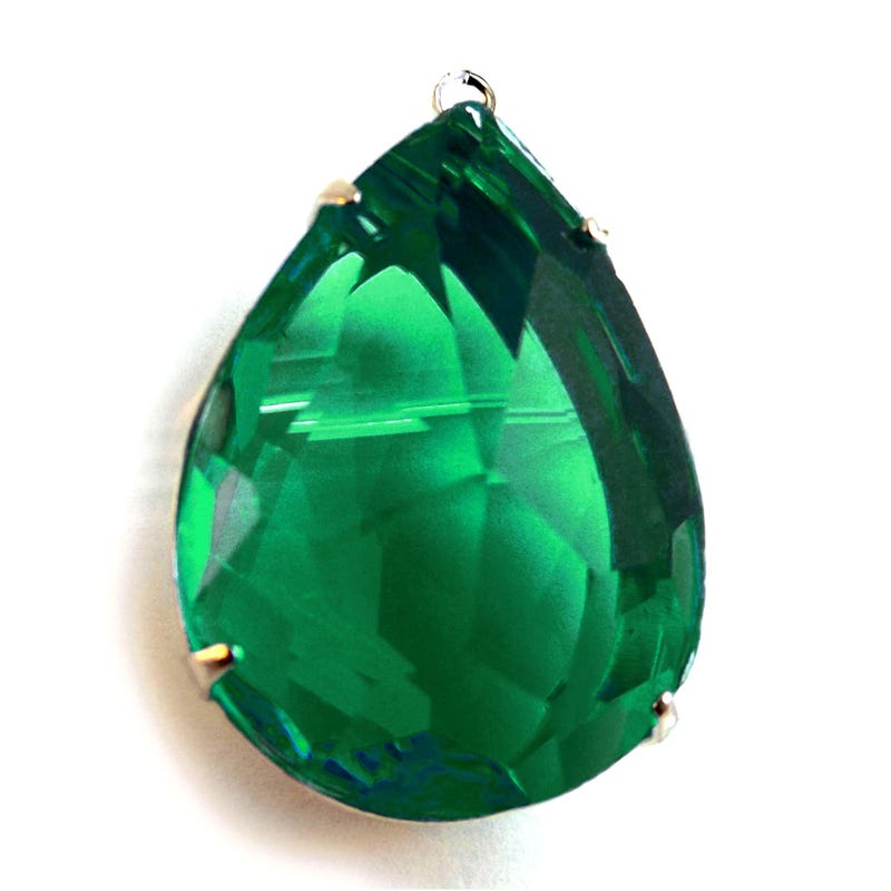 Green Teardrop - Etsy