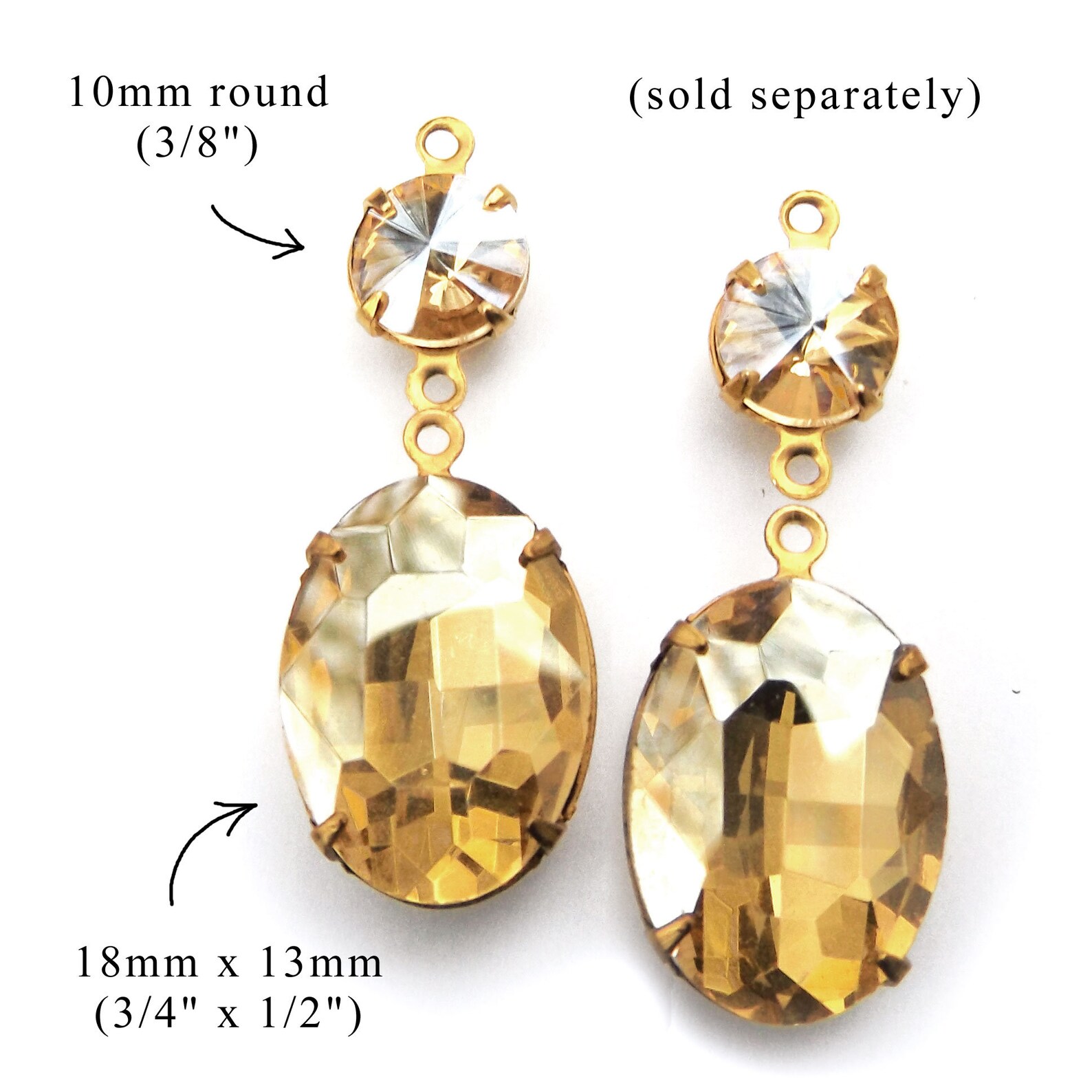 Light Colorado Topaz Crystals 10x10mm Diamond Shape - Etsy