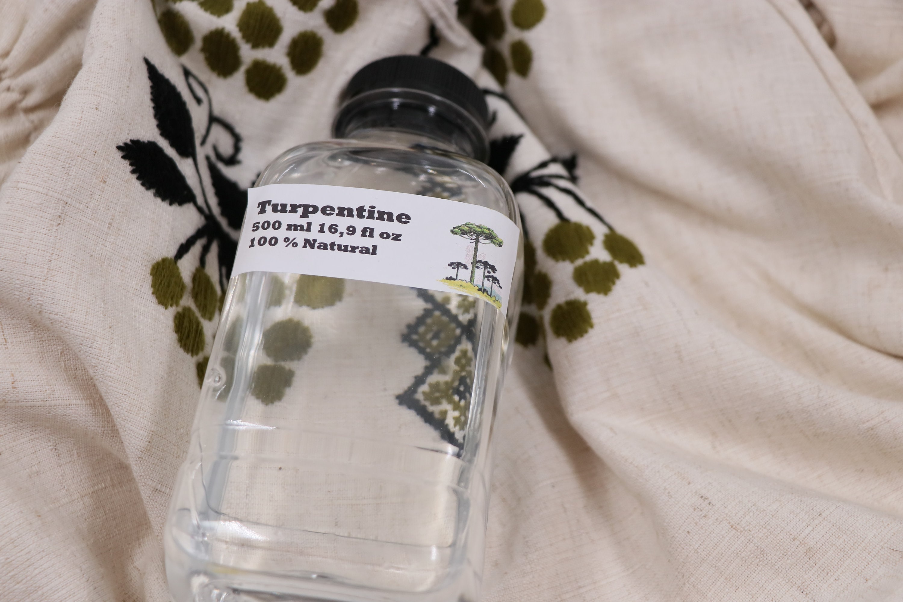Turpentine 500 Ml - 16 Fl Oz - 100% Pure Pine Gum Spirit Turpentine ...