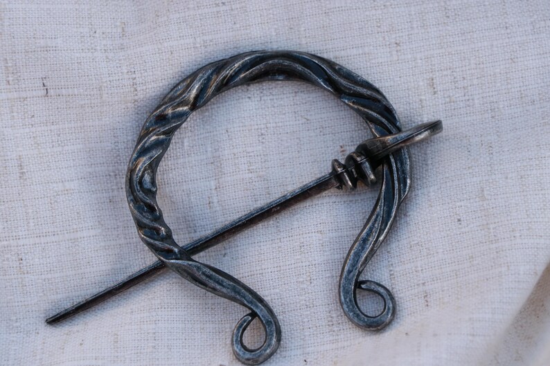 Viking Saxon Celtic Penannular Cloak Pin ,brooch, Iron, Made by ...