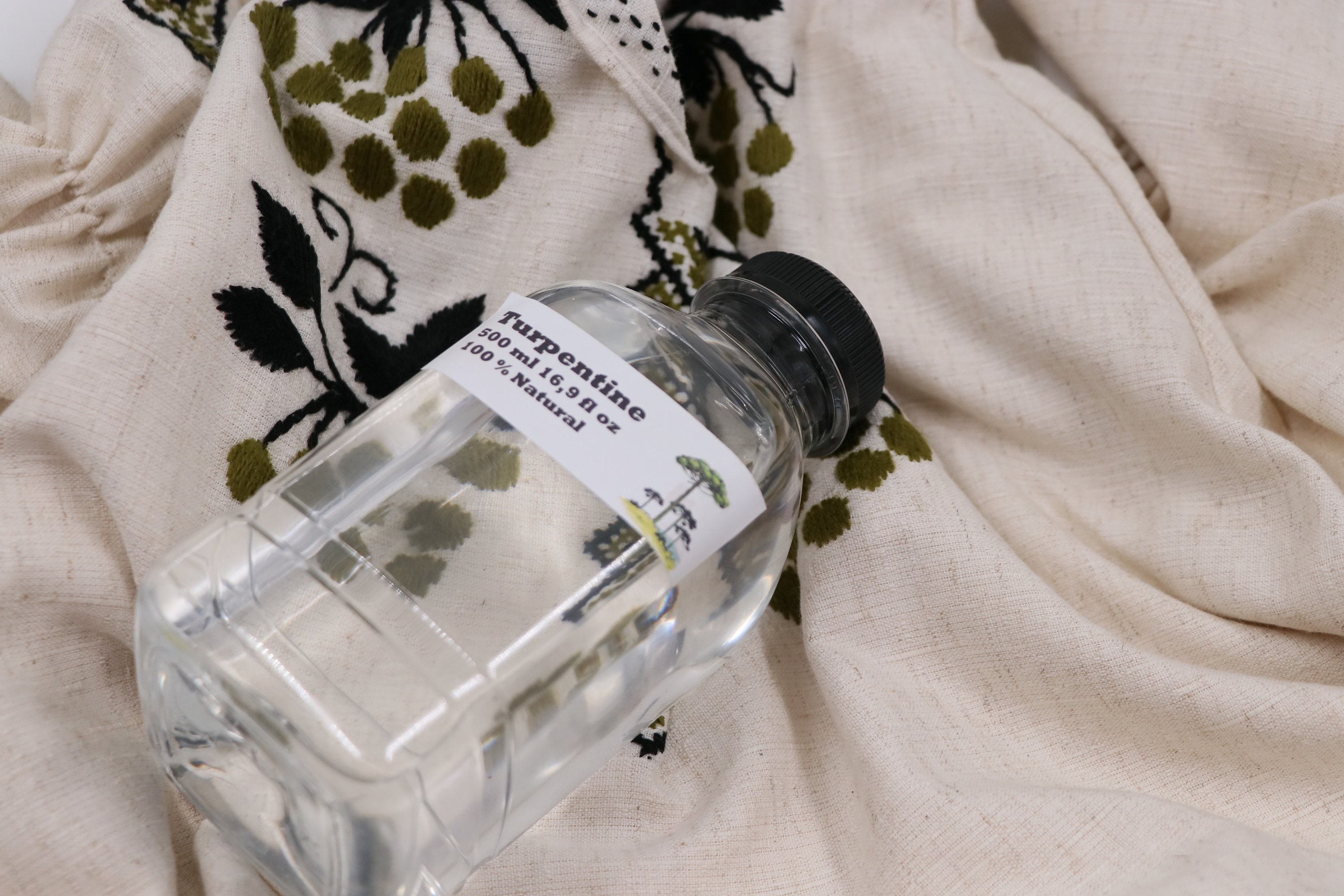 Turpentine 500 Ml - 16 Fl Oz - 100% Pure Pine Gum Spirit Turpentine ...