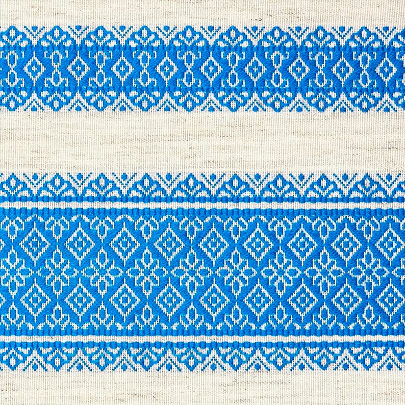 Woven Fabric Ukrainian Ethnic Woven From Carpathian Craftsman Ukraine ...