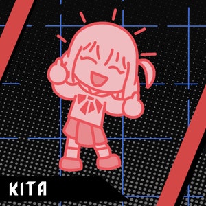 Bocchi the Rock! Chibi Stickers | Bocchi, Nijika, Ryo, Kita, Kikuri - Etsy