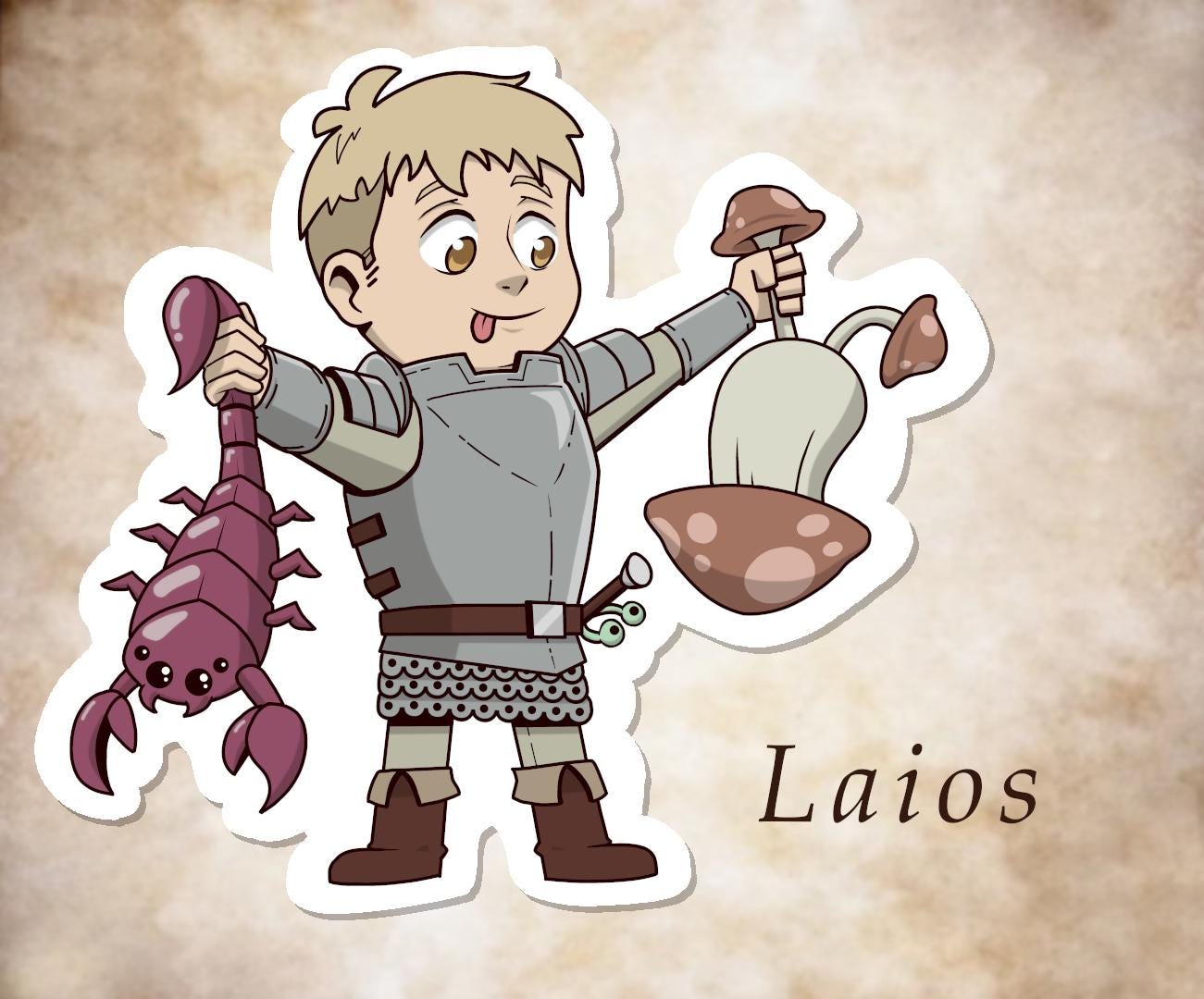 Delicious in Dungeon / Dungeon Meshi Chibi Character Stickers - Etsy