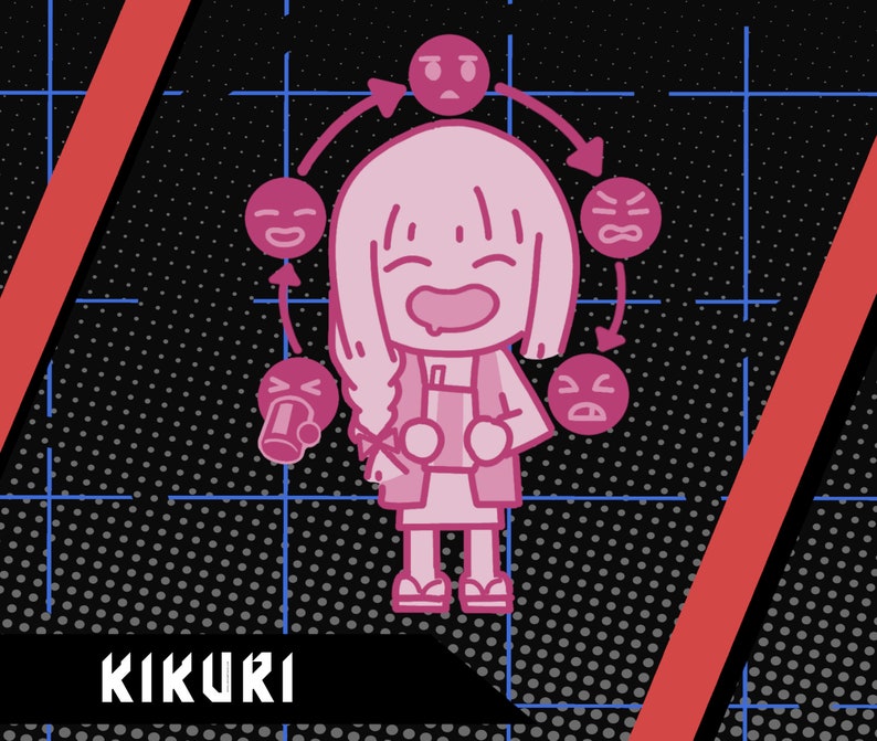 Bocchi the Rock! Chibi Stickers | Bocchi, Nijika, Ryo, Kita, Kikuri - Etsy