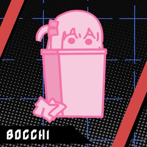 Bocchi the Rock! Chibi Stickers | Bocchi, Nijika, Ryo, Kita, Kikuri - Etsy