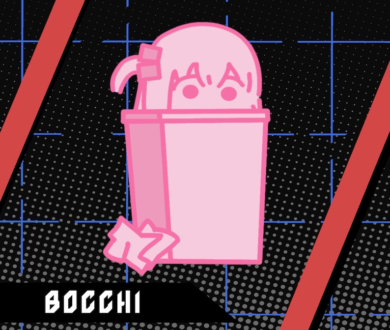 Bocchi the Rock! Chibi Stickers | Bocchi, Nijika, Ryo, Kita, Kikuri - Etsy