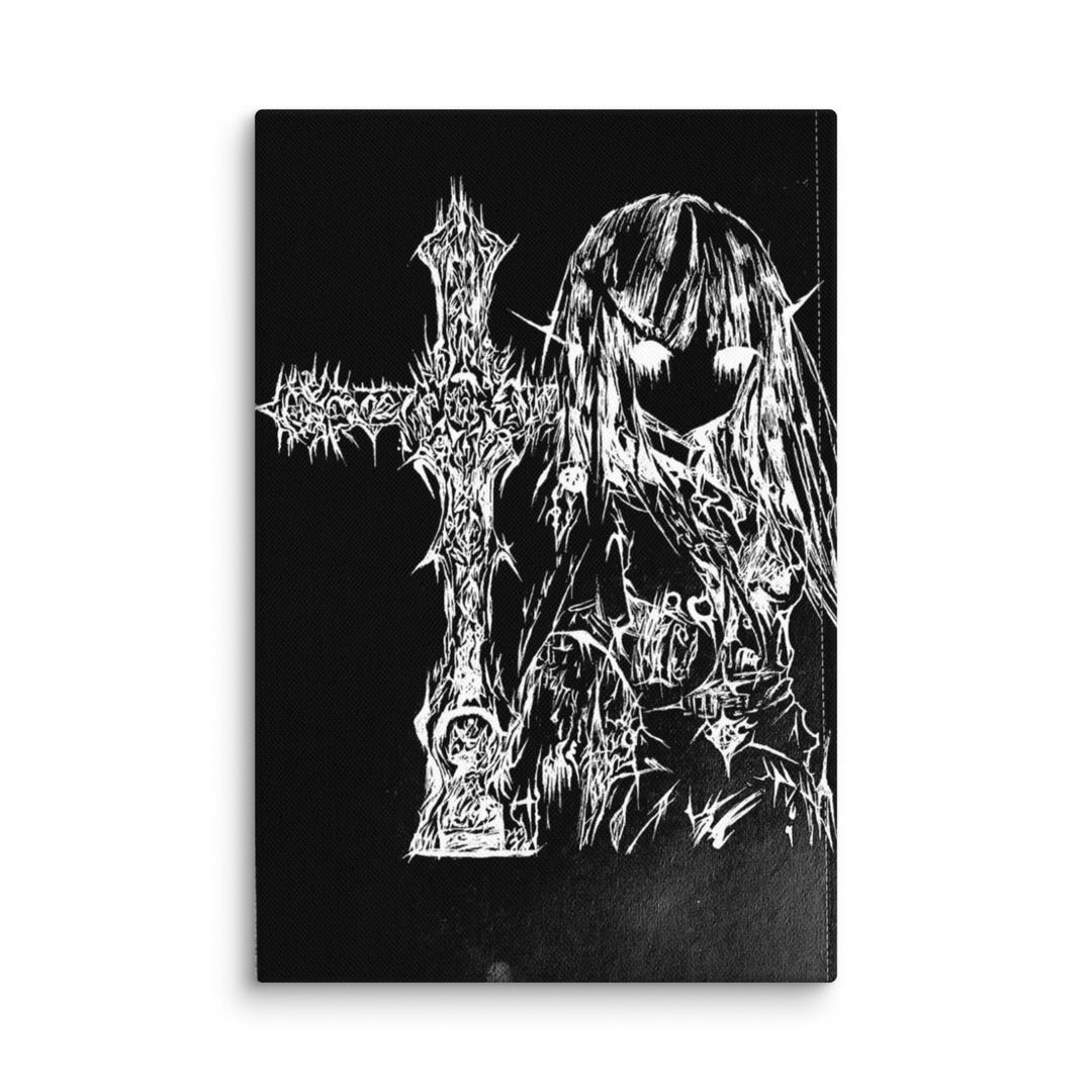 Sigil Cross Inverted Canvas - Etsy