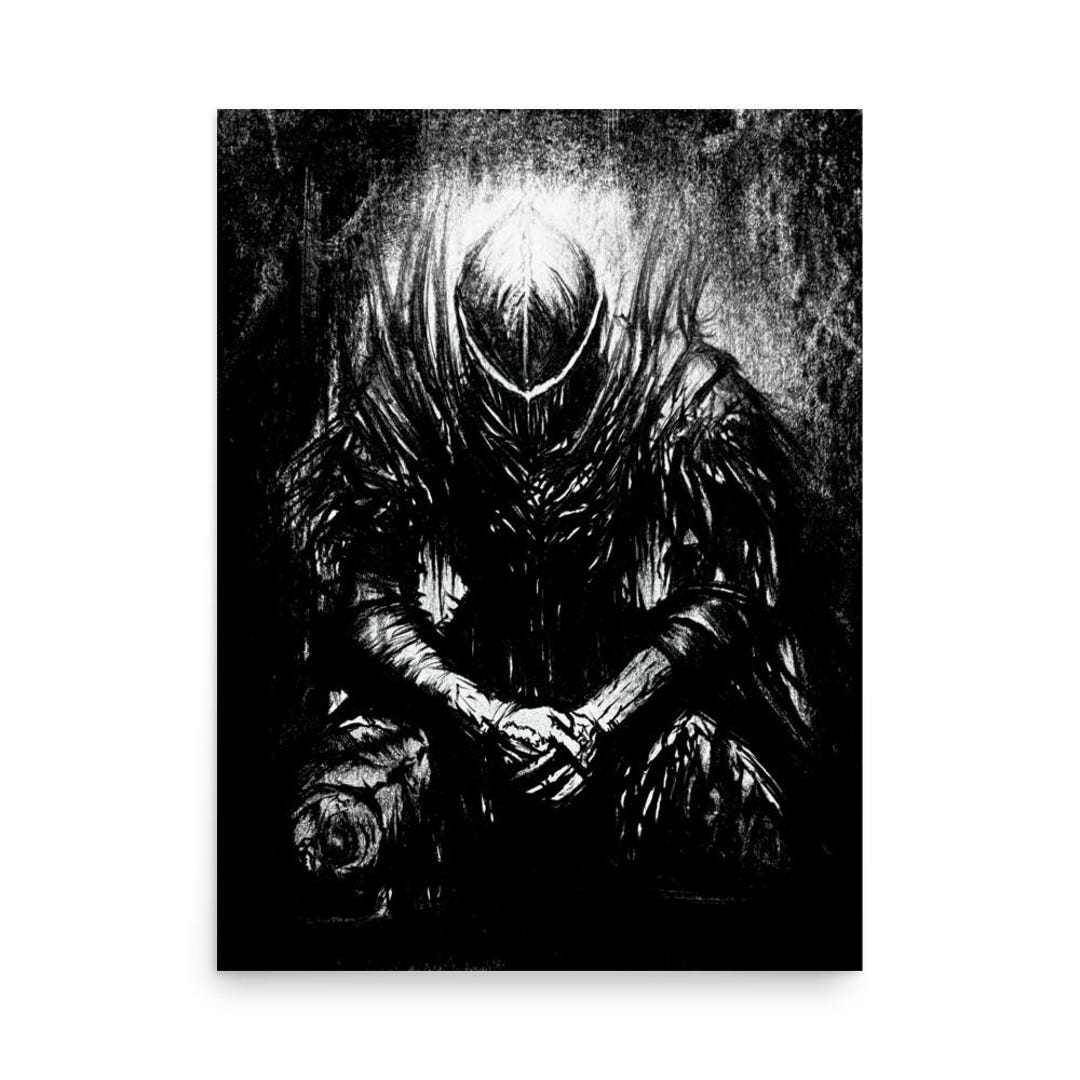 Fallen Knight PRINT - Etsy