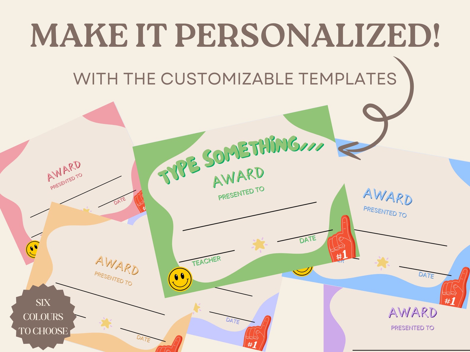 Aesthetic Printable Classroom Awards for School Students - Etsy