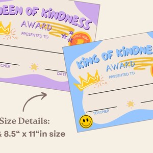 Aesthetic Printable Classroom Awards for School Students - Etsy