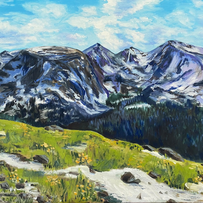 Alpine Painting - Etsy