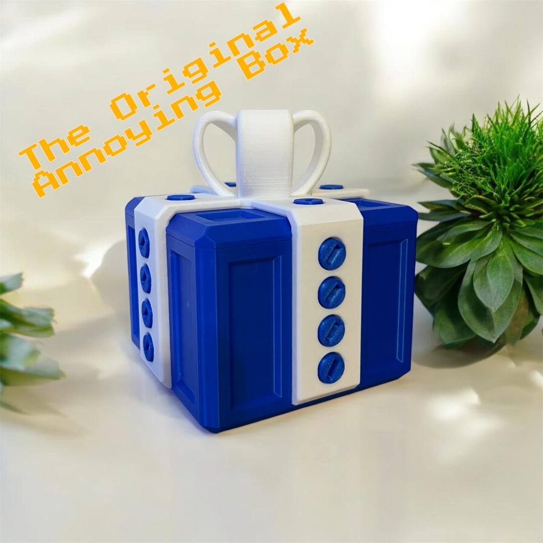 Unique 3D Printed Puzzle Box With 20 Screws - Perfect Surprise Gift for ...