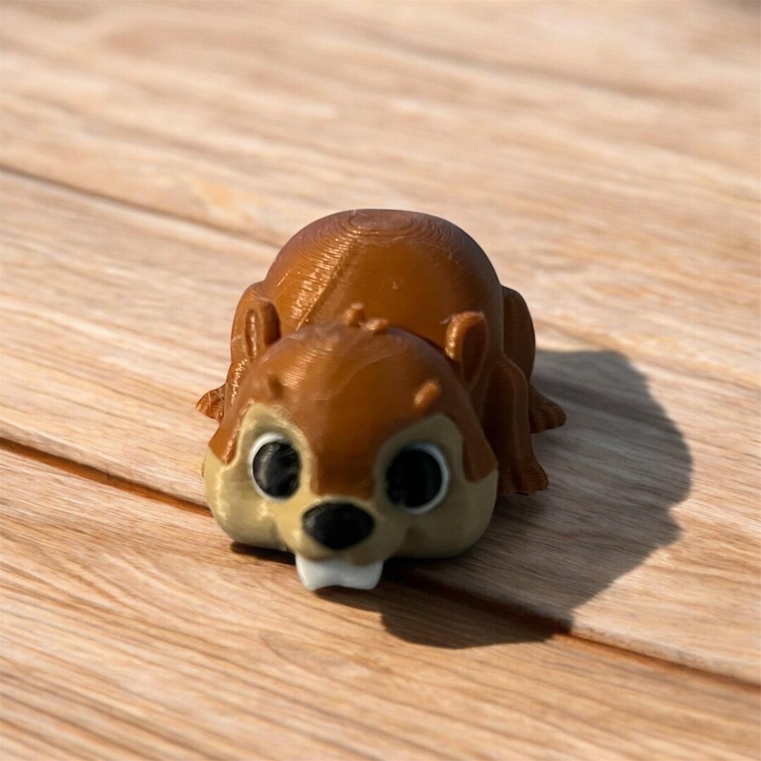 Unique Flexi Beaver Miniature, 3D Printed Collectible - Etsy