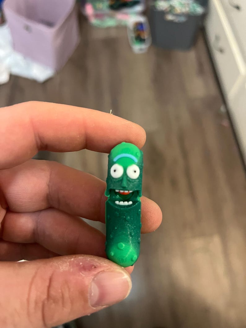 Adorable 3D Printed Articulated Pickles - Choose Your Favorite Pickle ...