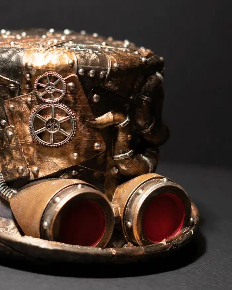 Steampunk Topper Hat - Etsy